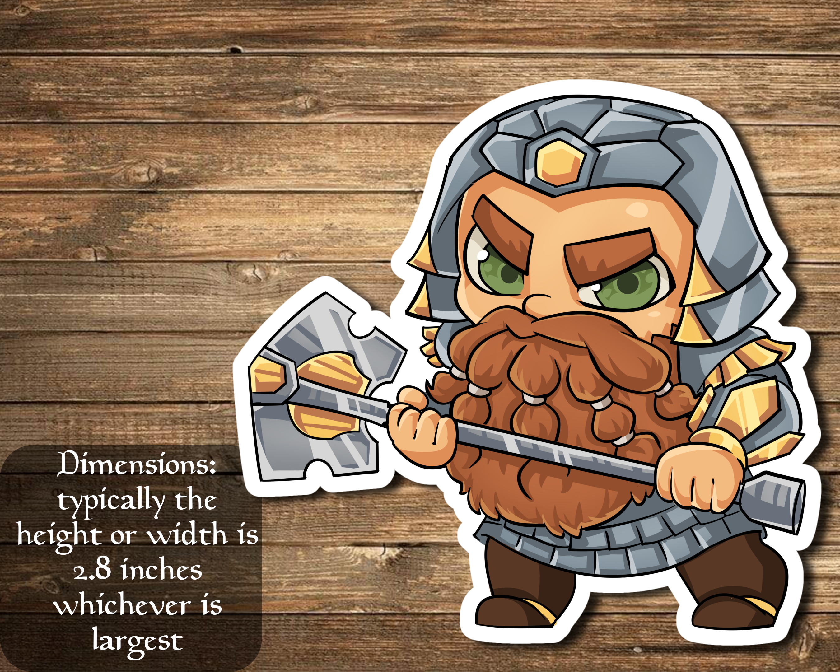 Gimli of the Glittering Caves – Mega Chibi