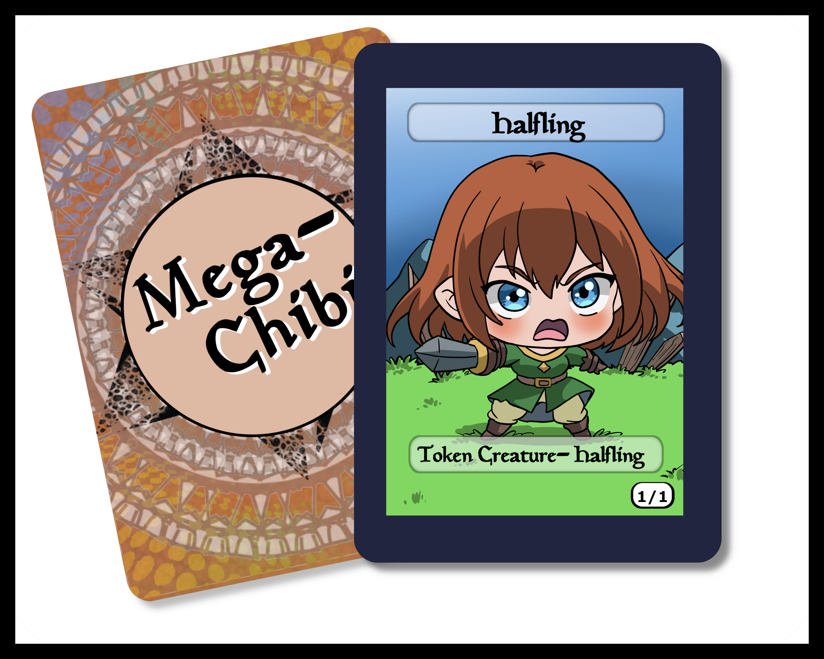 Halfling 1-1 Token – Mega Chibi