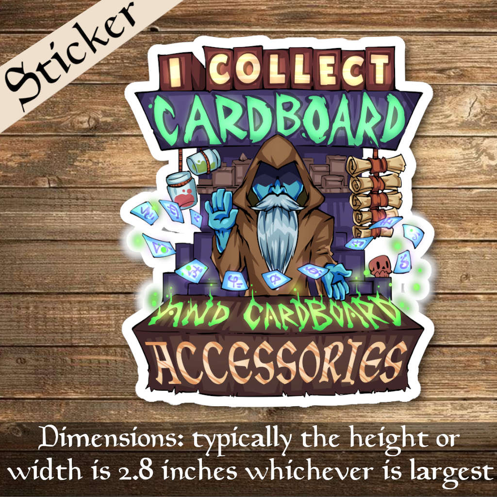 I Collect Cardboard And Cardboard Accessories – Mega Chibi