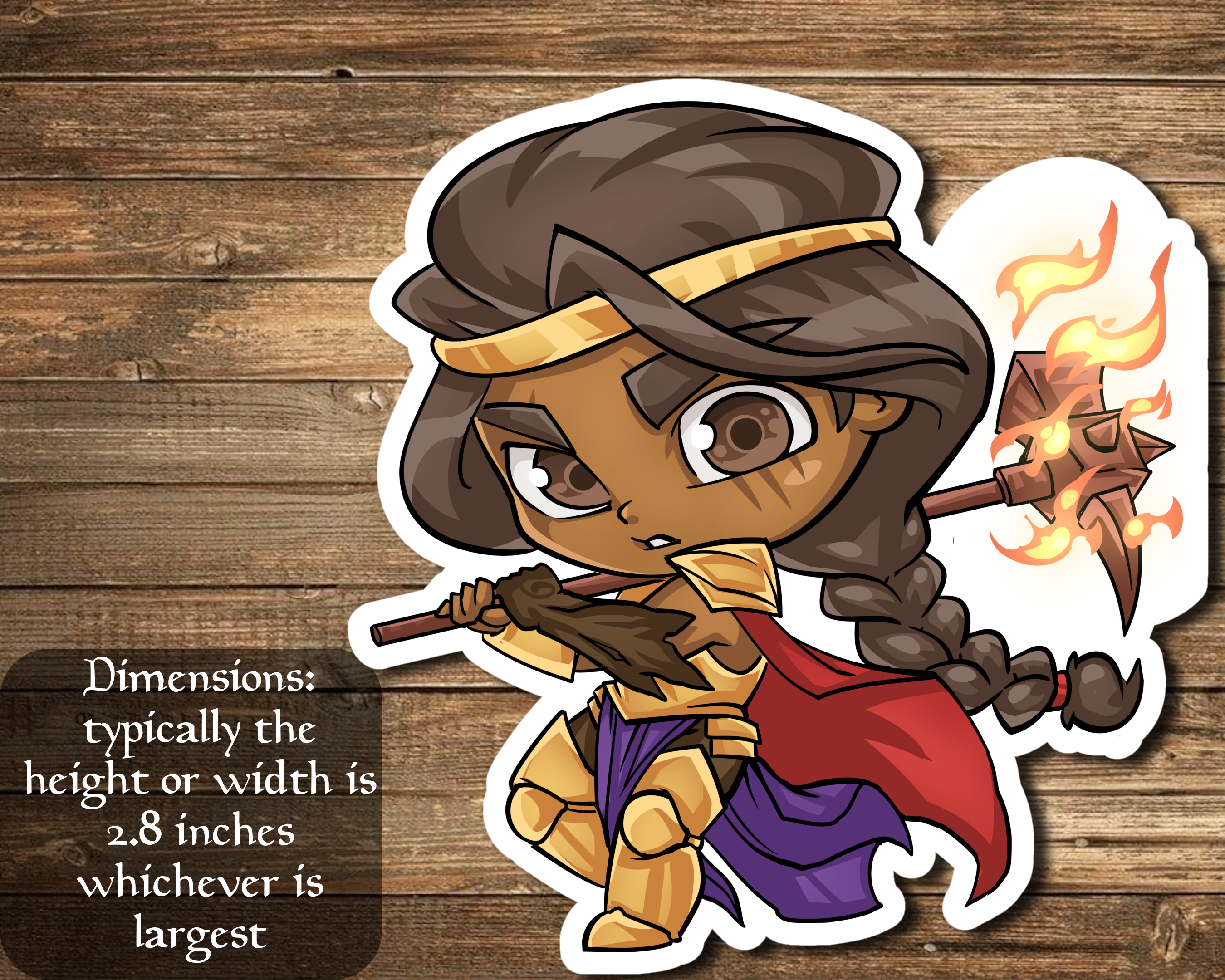 Imodane the Pyrohammer – Mega Chibi