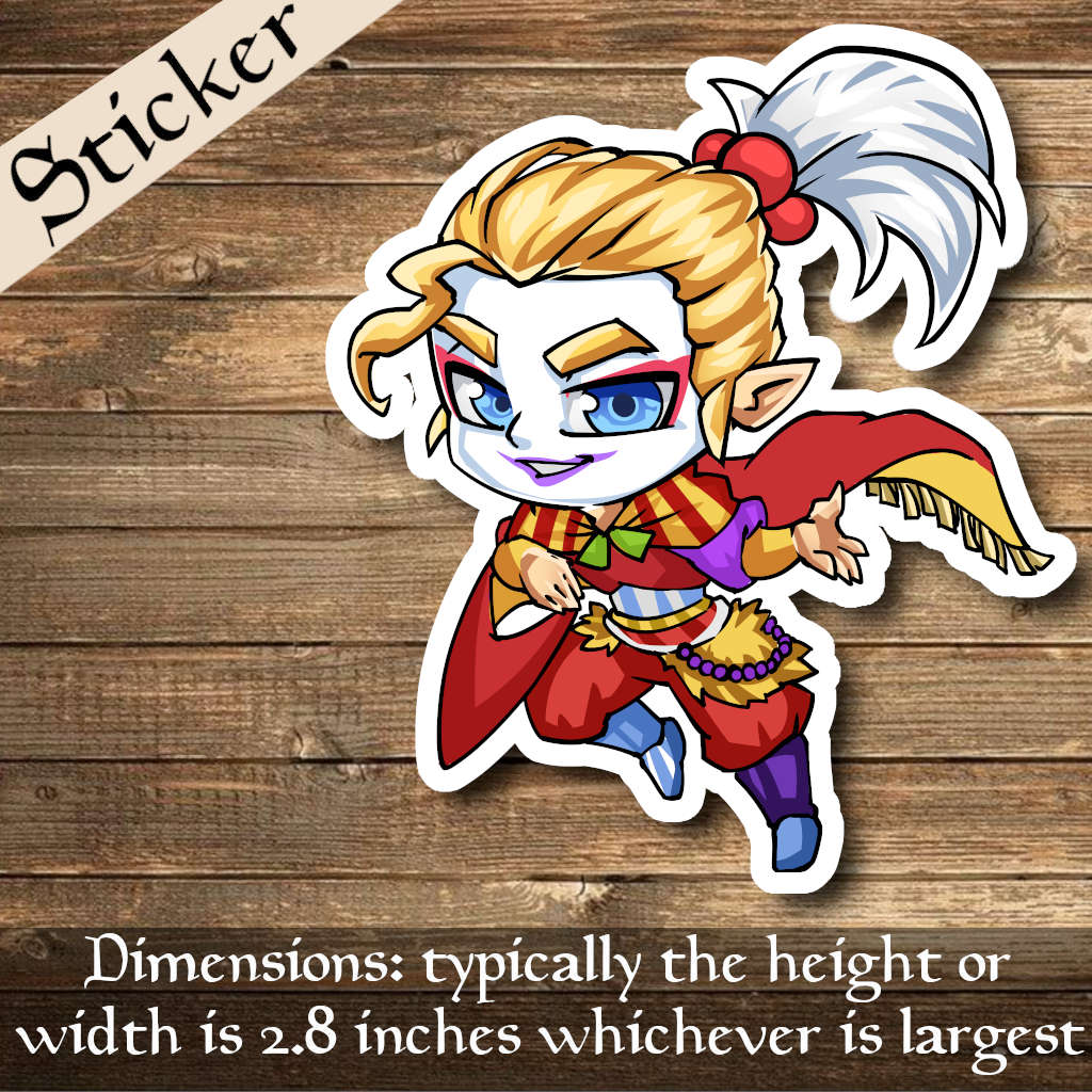 Kefka, Court Mage – Mega Chibi