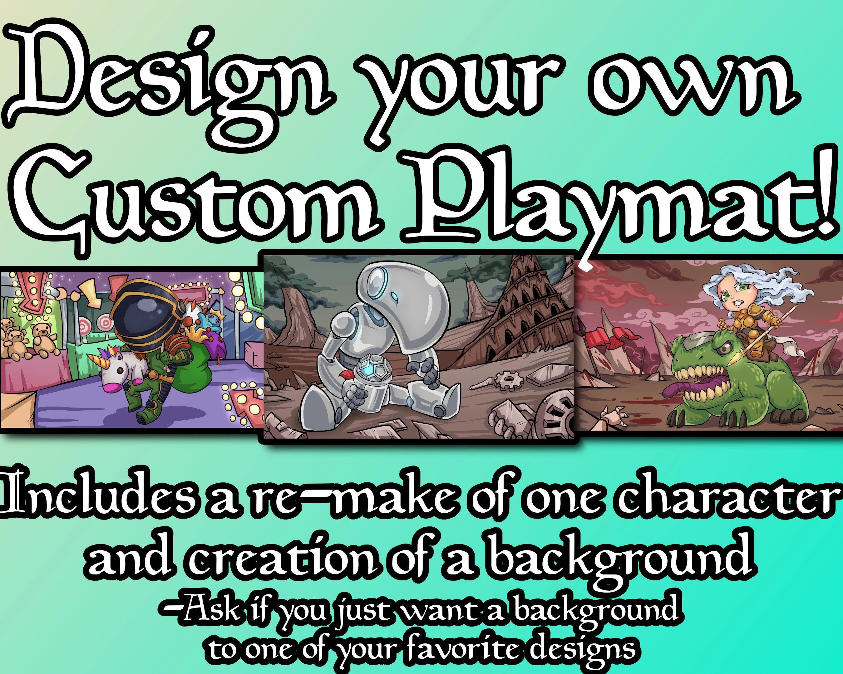 Create an Awesome Custom Playmat! – Mega Chibi