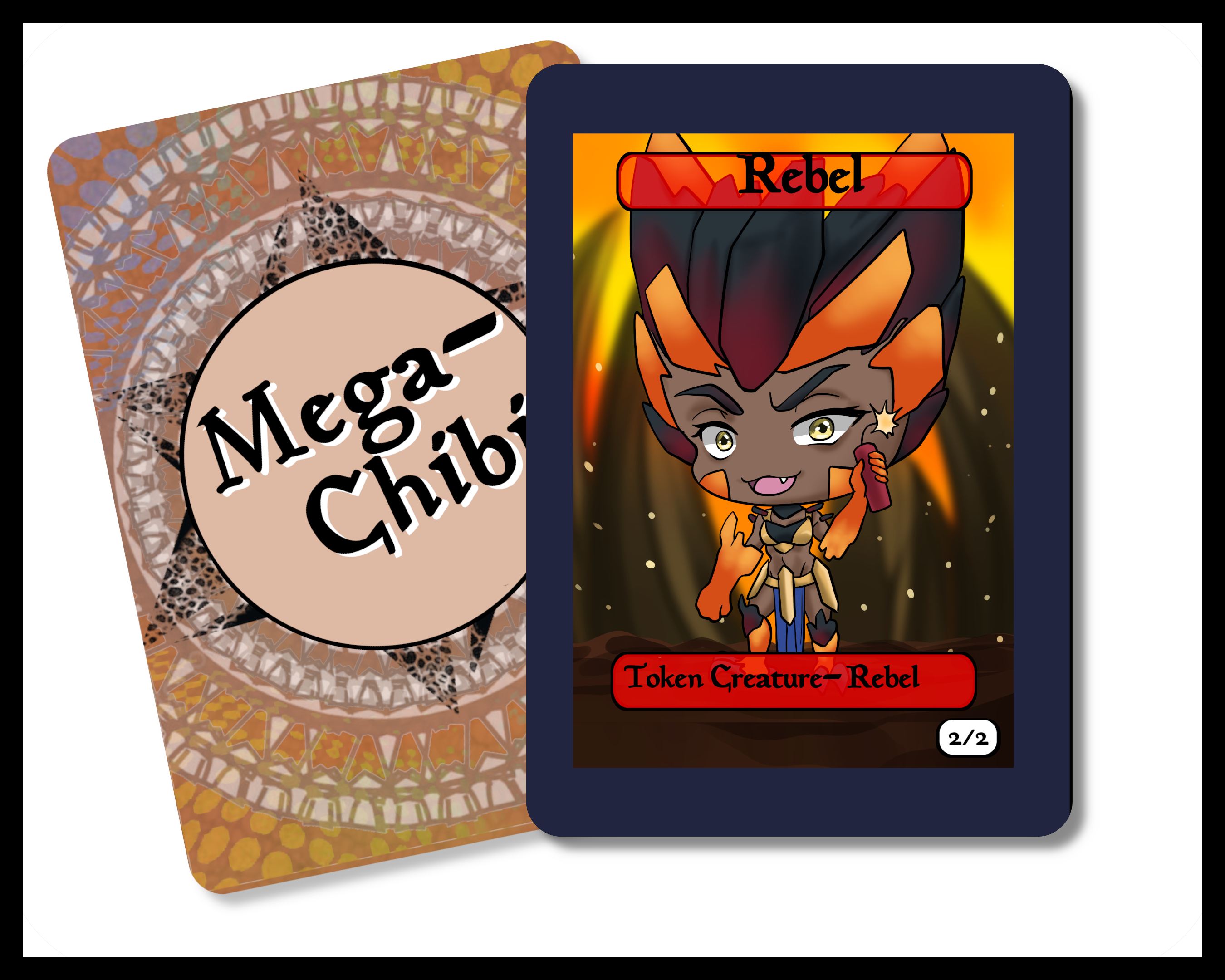 Rebel 2-2 Token – Mega Chibi
