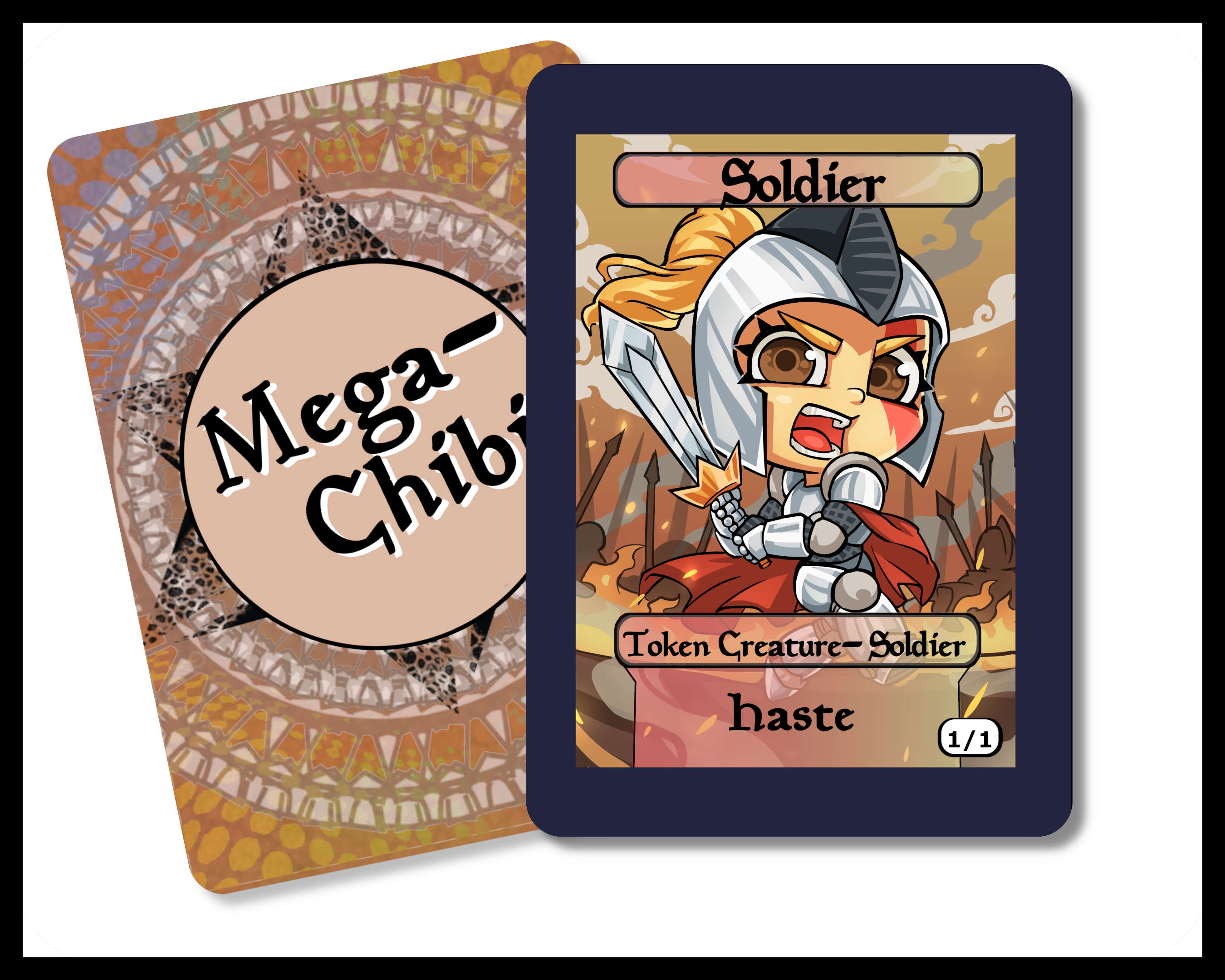 Soldier 1-1 Haste Token – Mega Chibi