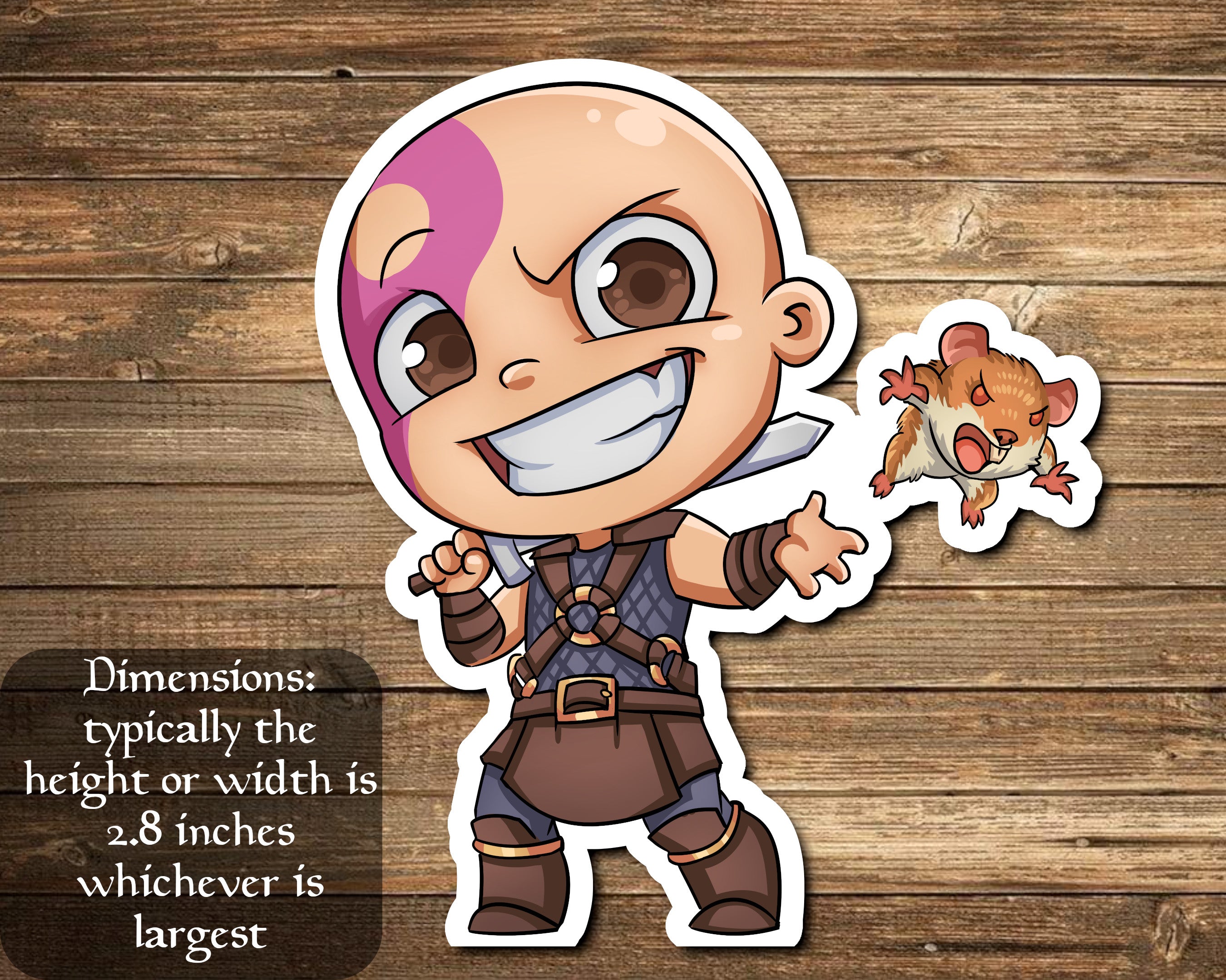 Minsc and Boo Timeless heroes – Mega Chibi