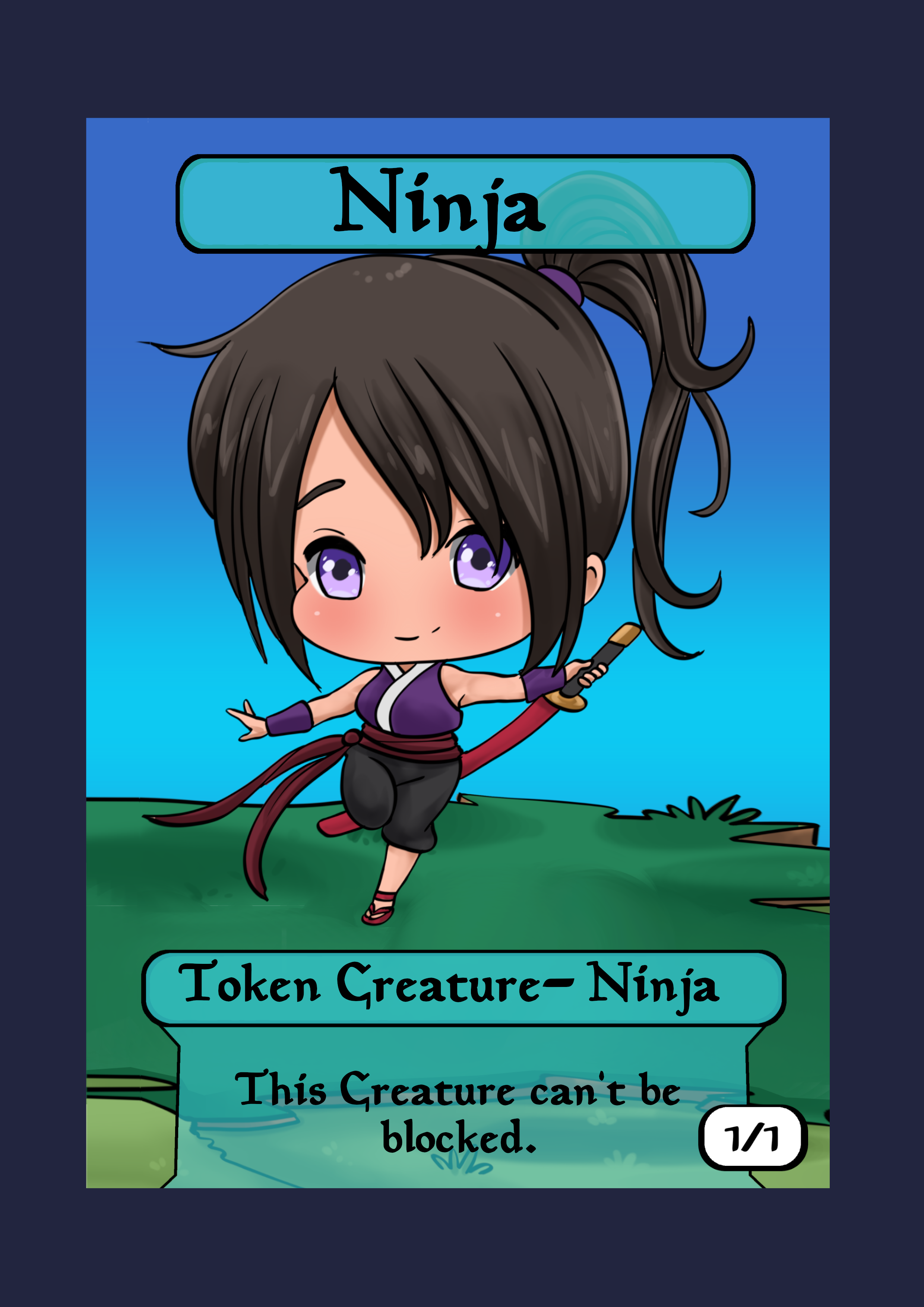 Ninja 1/1 Token – Mega Chibi