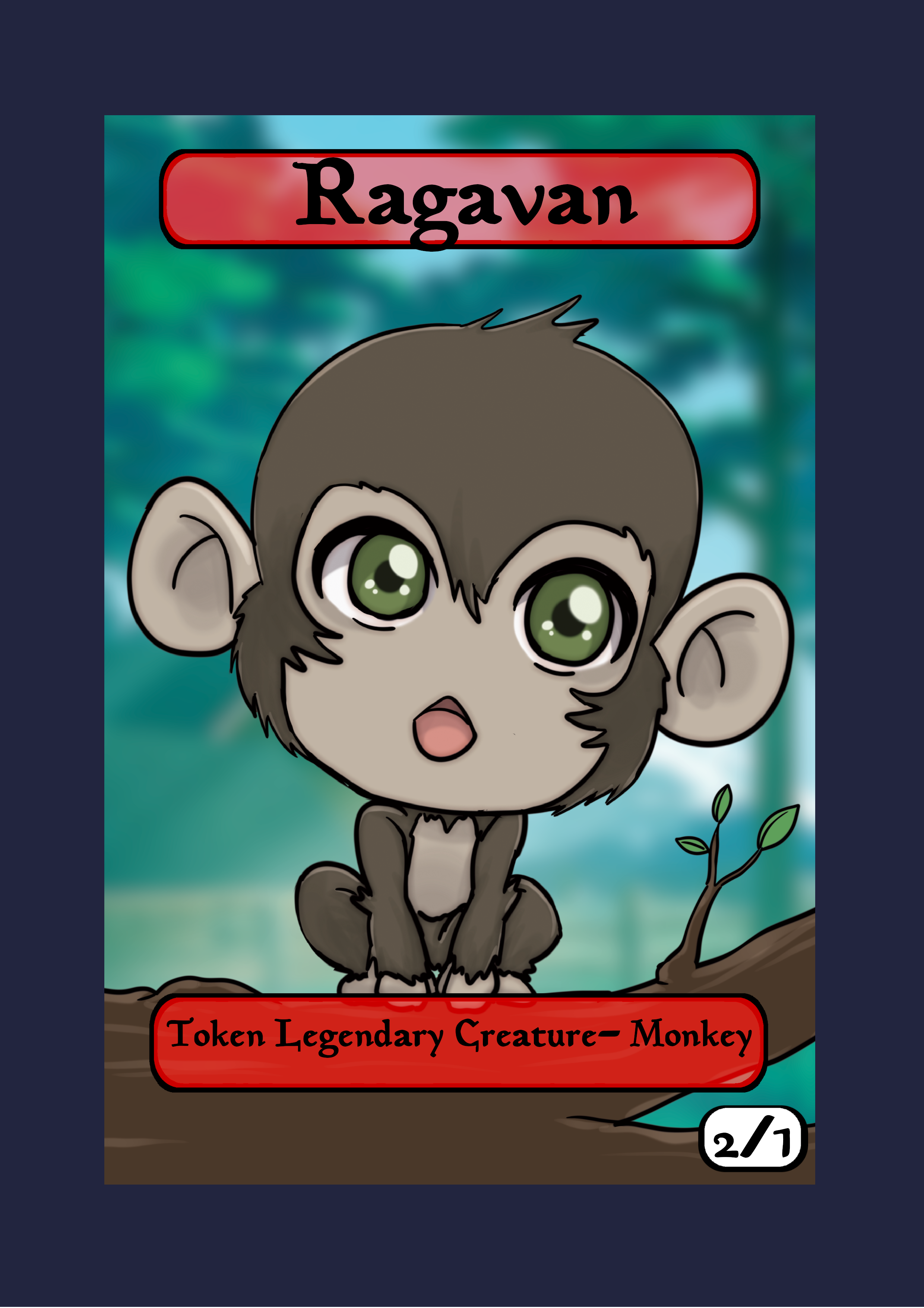 Ragavan 2/1 Token – Mega Chibi