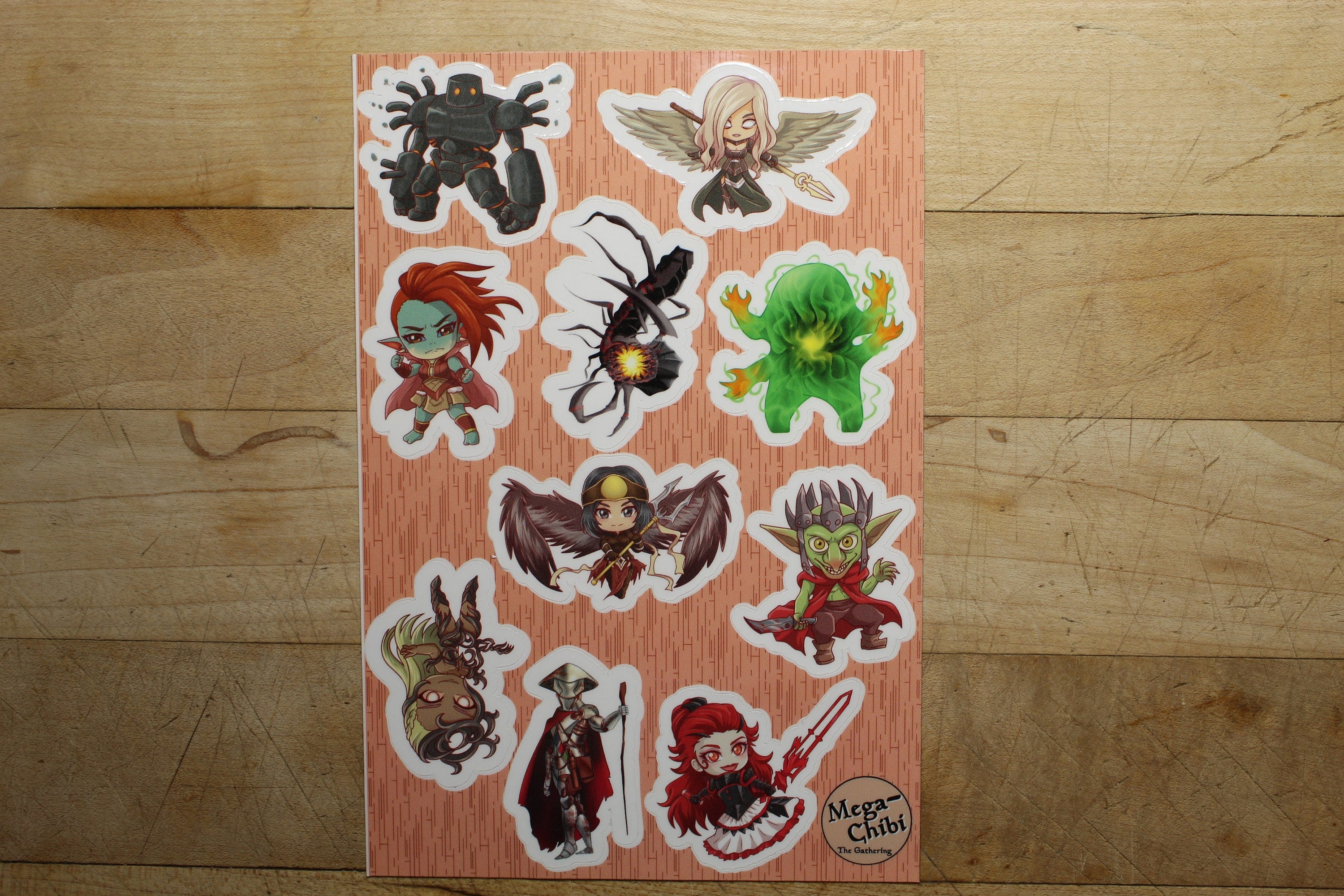 Legends pack #1 Sticker Sheet – Mega Chibi